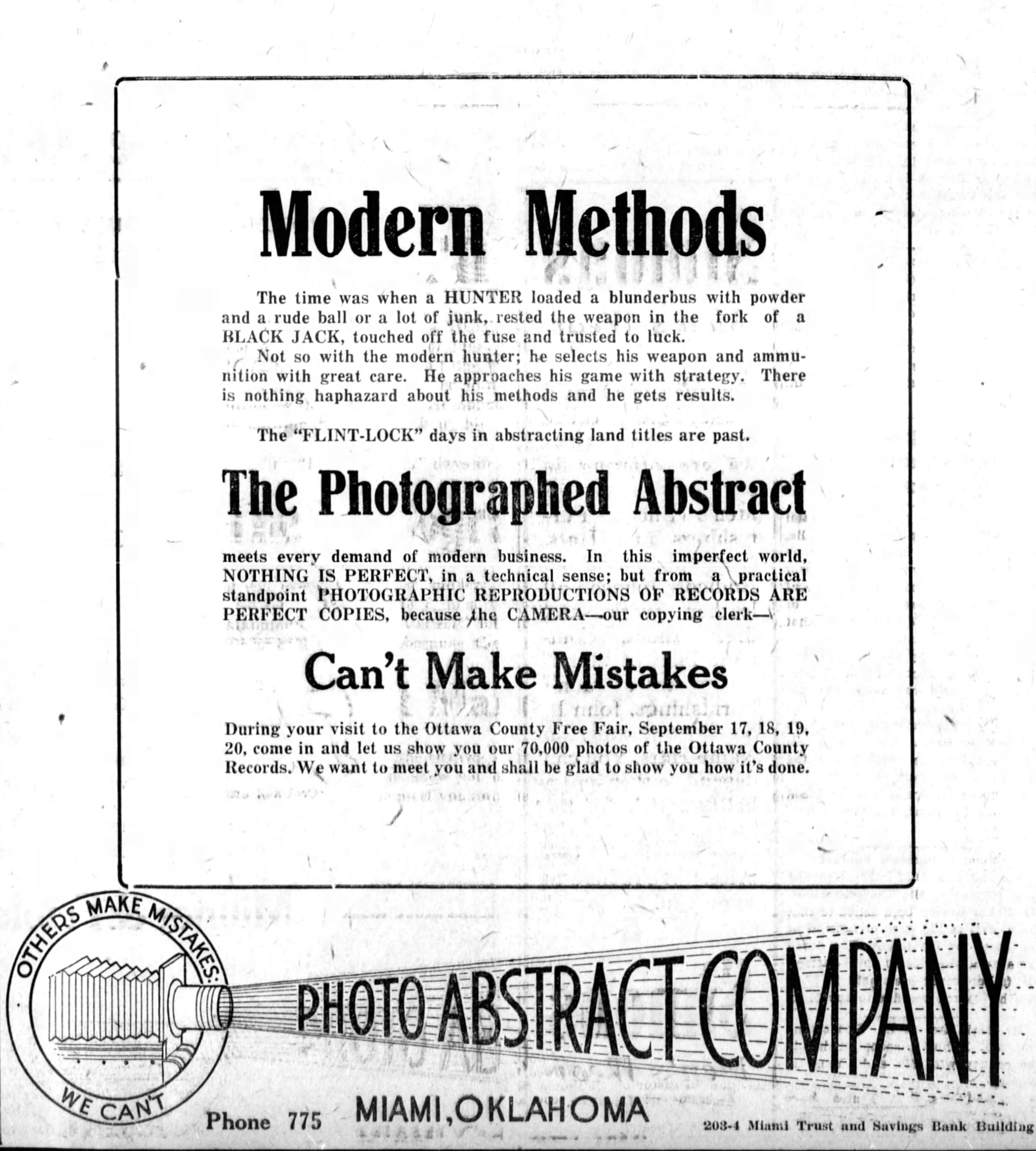 photo+abstract_ad_Sep_13__1918_ – Miami, Oklahoma History